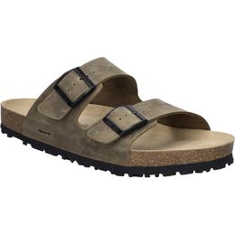 Sandale Josef Seibel "Josef 01, oliv", Herren, Gr. 42, gr&uuml;n (oliv), Obermaterial: 100% Rindsleder Leather cow., Schuhe Sandale