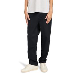 Chinos Element "Regular Comfort Twill", Herren, Gr. L, flint schwarz, Obermaterial: 50% Walkfrottier, 48% Walkfrottier, 2% Elasthan;, Hosen