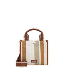 Emily & Noah Shopper EMILY & NOAH "Shopper E&N Jasmin", Damen, Gr. B/H/T: 23cm x 20cm x 10,5cm 0, beige (sand 420), Polyester, Taschen Shopper