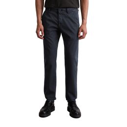 Marc O'Polo Chinohose MARC O'POLO "aus Bio-Baumwoll-Mix", Herren, Gr. 29, L&auml;nge 34, blau (schwarz navy), Obermaterial: 98% Baumwolle, 2% Elasthan, unifarben, figurbetont normal, Hosen Chinohose