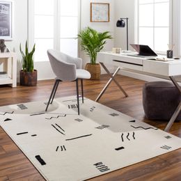 Teppich LIVABLISS "KYOTO", beige, B:200cm H:11mm L:275cm, Kunstfaser, Teppiche, Teppich