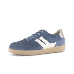Sneaker Gabor "Sneaker low", Damen, Gr. 35,5, blau, Schuhe Sneaker