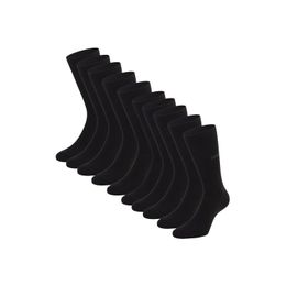 Kurzsocken Cinque "Socken Business 10P 10er Pack", Herren, Gr. 43-46, schwarz, Obermaterial: 80% Baumwolle CO. 16% Polyamid PA. 4% Elasthan EL., Socken