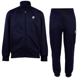 Trainingsanzug Lotto, Jungen, Gr. 158/164, blau (marineblaus), 100% Polyester, unifarben, Sportanz&uuml;ge Trainingsanzug, - besonders leicht & bequem