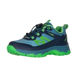 Outdoorschuh Trollkids "KIDS SIRDAL HIKER LOW", Kinder, Gr. 29, mystic blau, fresh gr&uuml;n, Synthetik, Schuhe Outdoorschuh, wasserdicht