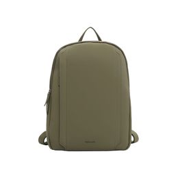 Rucksack Tamaris "Rucksack TAS Kimi", Damen, Gr. B/H/T: 35cm x 39cm x 13cm, gr&uuml;n (khaki 910), Obermaterial: 60% Polyurethan PU. 40% Polyester PES., Rucks&auml;cke Rucksack