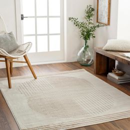 Teppich LIVABLISS "MONTEVIDEO", braun, B:200cm H:10mm L:275cm, Kunstfaser, Teppiche, Teppich