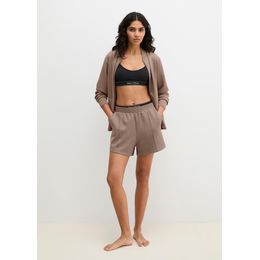 Marc O'Polo Retro Pants MARC O'POLO "Modal Allure", Damen, Gr. S, driftwood, Jersey, Obermaterial: 50% Polyester, 43% Modal, 7% Elasthan, Unterhosen