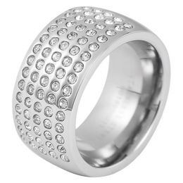 Adelia&acute;s Fingerring ADELIA&acute;S "Damen Ring aus Edelstahl" Gr. 58, silber, Fingerringe, Damen, 58, Edelstahl, Fingerring