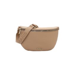 Umh&auml;ngetasche Tamaris "Umh&auml;ngetasche TAS Kiri", Damen, Gr. B/H/T: 26cm x 17cm x 6cm 0, beige (sand 420), Polyurethan, Taschen Umh&auml;ngetasche