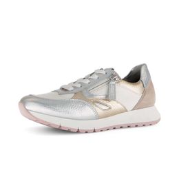 Sneaker Gabor "Sneaker low", Damen, Gr. 38,5, creme, Schuhe Sneaker
