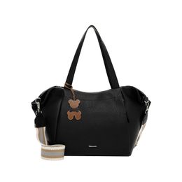 Shopper Tamaris "Shopper TAS Katrina", Damen, Gr. B/H/T: 52cm x 29cm x 12cm 0, schwarz (schwarz 100), Polyurethan, Taschen Shopper