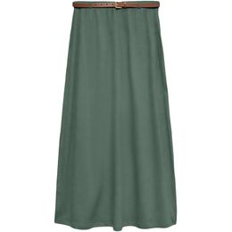 V&eacute;ro Moda Maxirock VERO MODA "VMLUNA ANKLE SKIRT JRS NOOS", Damen, Gr. XS, laurel wreath, Jersey, Obermaterial: 50% Baumwolle, 50% Polyester, unifarben, kn&ouml;chellang, R&ouml;cke Maxirock, Baumwollmischung, ankle lenght