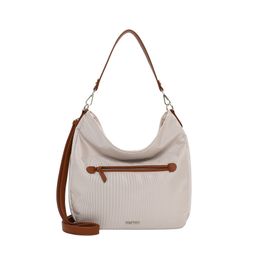 Emily & Noah Beuteltasche EMILY & NOAH "Beutel E&N Jarina", Damen, Gr. B/H/T: 30cm x 30cm x 8cm 0, beige (beige 400), Polyester, Taschen Beuteltasche