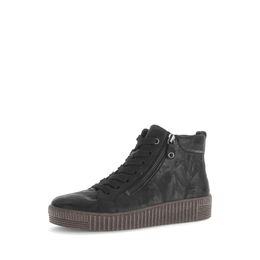 Sneaker Gabor "Sneaker high", Damen, Gr. 39, schwarz, Schuhe Sneaker