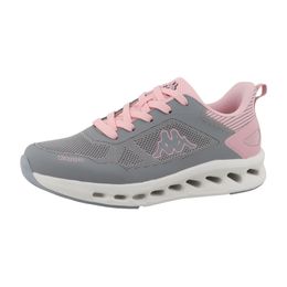 Sneaker Kappa "DOMINIKA", Herren, Gr. 37, grau, rose, Synthetik, Schuhe Sneaker