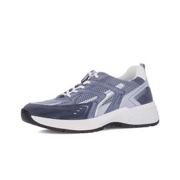 Sneaker Gabor "Sneaker low", Damen, Gr. 36, blau, Schuhe Sneaker