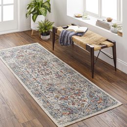 Teppich LIVABLISS "ARVADA", wei&szlig;, B:80cm H:6mm L:220cm, Kunstfaser, Teppiche, Teppich