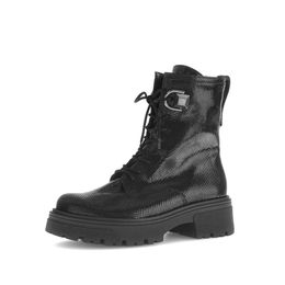 Bikerboots Gabor "Biker Boot", Damen, Gr. 41, schwarz, Schuhe Bikerboots