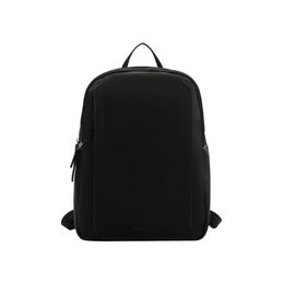Rucksack Tamaris "Rucksack TAS Kimi", Damen, Gr. B/H/T: 35cm x 39cm x 13cm, schwarz (schwarz 100), Obermaterial: 60% Polyurethan PU. 40% Polyester PES., Rucks&auml;cke Rucksack