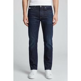 Slim-fit-Jeans Calvin Klein Jeans "SLIM TAPER JEANS", Herren, Gr. 32, L&auml;nge 32, sapphire tango, Denim/Jeans, Obermaterial: 98% Baumwolle, 2% Elasthan, unifarben, slim fit lang, Jeans Slim-fit-Jeans, Slim fit