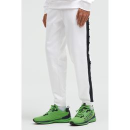 Sporthose CAMP DAVID, Herren, Gr. 3XL, Normalgr&ouml;&szlig;en, wei&szlig;, Interlock, Material: 70% Baumwolle, 30% Polyester, bedruckt, relaxed fit lang, Hosen Sporthose, mit Rei&szlig;verschlusstaschen
