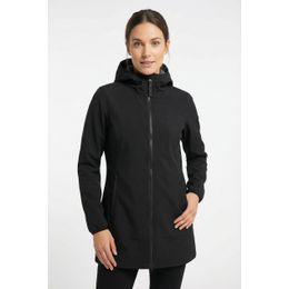 Softshelljacke Icepeak "ALBANY", Damen, Gr. 36, basic schwarz, Obermaterial: 97% Polyester, 3% Elasthan, Jacken Softshelljacke