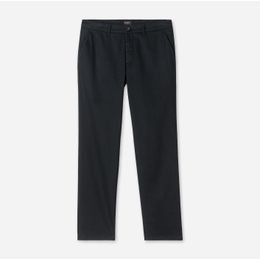 Chinohose OLYMP "HOUSTON", Herren, Gr. 36, L&auml;nge 34, marine, Web, Obermaterial: 67% Baumwolle, 24% Lyocell, 7% Polyester, 2% Elasthan, unifarben, lang, Hosen Chinohose, modern fit