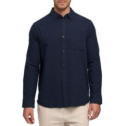 Langarmhemd INDICODE "INTrypto Long Sleeve", Herren, Gr. XXL, N-Gr, sky captain, Single Jersey, Obermaterial: 100% Baumwolle, unifarben, regular fit, Hemden