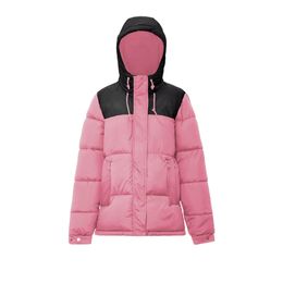 Libbi Jacke Damen Gr&ouml;&szlig;e M altrosa / schwarz Winterjacke