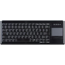 Active Key AK-4400-G USB Mini-Tastatur mit integriertem Touchpad Schwarz