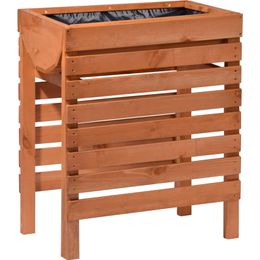 SONSTIGE Dobar 58160FSCe Hochbeet inkl. Pflanzfolie, 56 x 36 x 71 cm