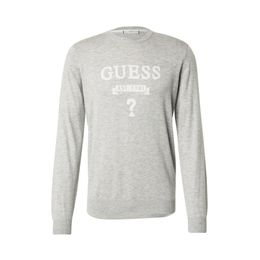 Guess Pullover 'HAMMOND' Herren Gr&ouml;&szlig;e S hellgrau / wei&szlig;