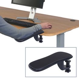 Armauflage MCW-N75, f&uuml;r Schreibtisch Arm-/Handgelenkst&uuml;tze Handgelenkauflage Ablage ergonomisch verstellbar