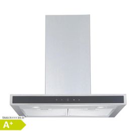 PKM Dunstabzugshaube 8060GH - Blockhaube Edelstahl; Bedienblende aus Glas, 600 m&sup3;/h, 1 x 3,00 Watt LED, 60 cm breit, EEK A+