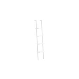 sobuy B&uuml;cherregal mit 4 F&auml;chern Wei&szlig; 33x23x180cm Modern