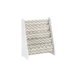 sobuy Kinderregal mit 4 F&auml;chern Hellgrau 63x28x76cm Funktional