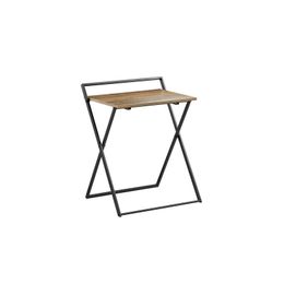 sobuy Klappbarer Schreibtisch Braun 63,5x40x78,5cm Minimalistisch