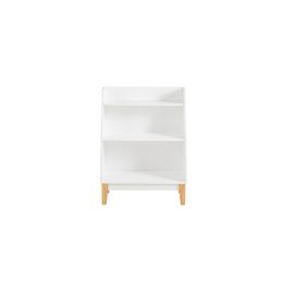 sobuy Kinderregal mit 3 F&auml;chern Wei&szlig; 60x25x80,5cm Funktional