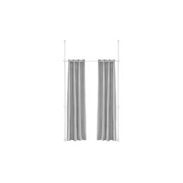 sobuy Verstellbarer Raumteiler Hellgrau 162x9x200cm Industriell