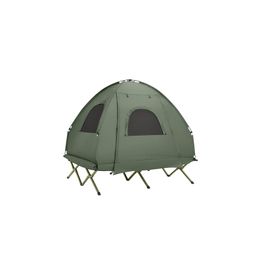 sobuy Campingzelt f&uuml;r 2 Personen Gr&uuml;n 193x137x185cm Funktional