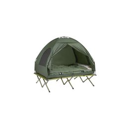 sobuy Campingzelt f&uuml;r 2 Personen Gr&uuml;n 193x145x185cm Funktional