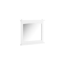 sobuy Wandspiegel mit 1 Ablage Wei&szlig; 60x6x53,5cm Modern