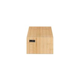 sobuy Bildschirmerh&ouml;hung mit 2 Schubladen Holzfarbe 47x18x11cm Rustikal