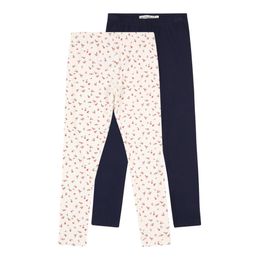 Minymo Leggings M&auml;dchen Gr&ouml;&szlig;e 104 navy / gr&uuml;n / rot / offwhite
