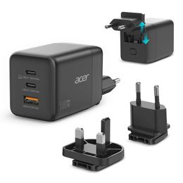 Acer 100W GaN Ladeger&auml;t mit abnehmbaren EU/UK-Steckern