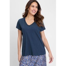 Olsen Shirt in Dunkelblau - 65% | Gr&ouml;&szlig;e 36 | Damen-tops