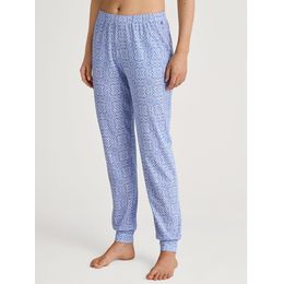 Calida Pyjama-Hose in Blau - 57% | Gr&ouml;&szlig;e L | Damen-loungewear