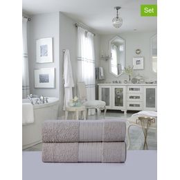 Good Morning 2er-Set: Duscht&uuml;cher in Beige - 36% | Gr&ouml;&szlig;e 70x140 cm | Badtextilien