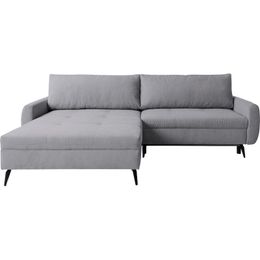 WERK2 Ecksofa &raquo;Figo inkl. Bettfunktion und Bettkasten, bequem, Breite 273cm, L-Form&laquo; Moderne, teilmassive Polsterecke, Komfortpolsterung und losen 